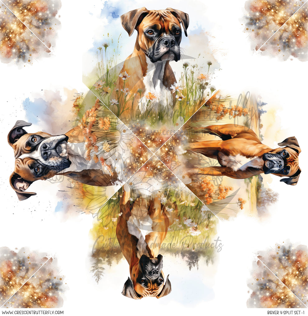 Boxer V-Split Set-1 Printed Vinyl Sheet/Wrap – Crescent Butterfly ...