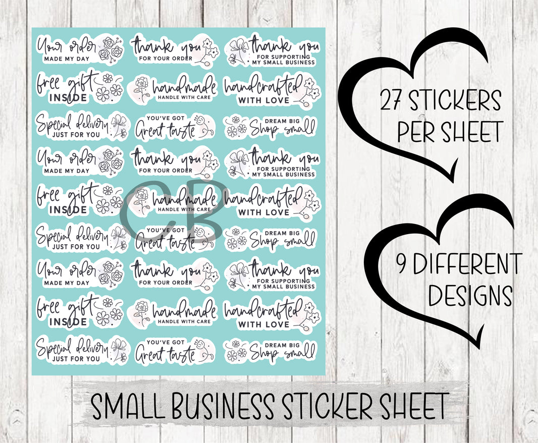 Sticker Sheets – Crescent Butterfly Design Co.